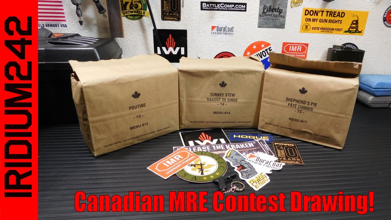 Canadian MRE/IMP Contest Drawing.. We Have a Winner! - YouTube