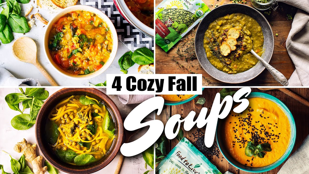 Autumn Comfort in a Bowl: 4 Cozy Fall Soup Recipes 🍲 🧡 - YouTube