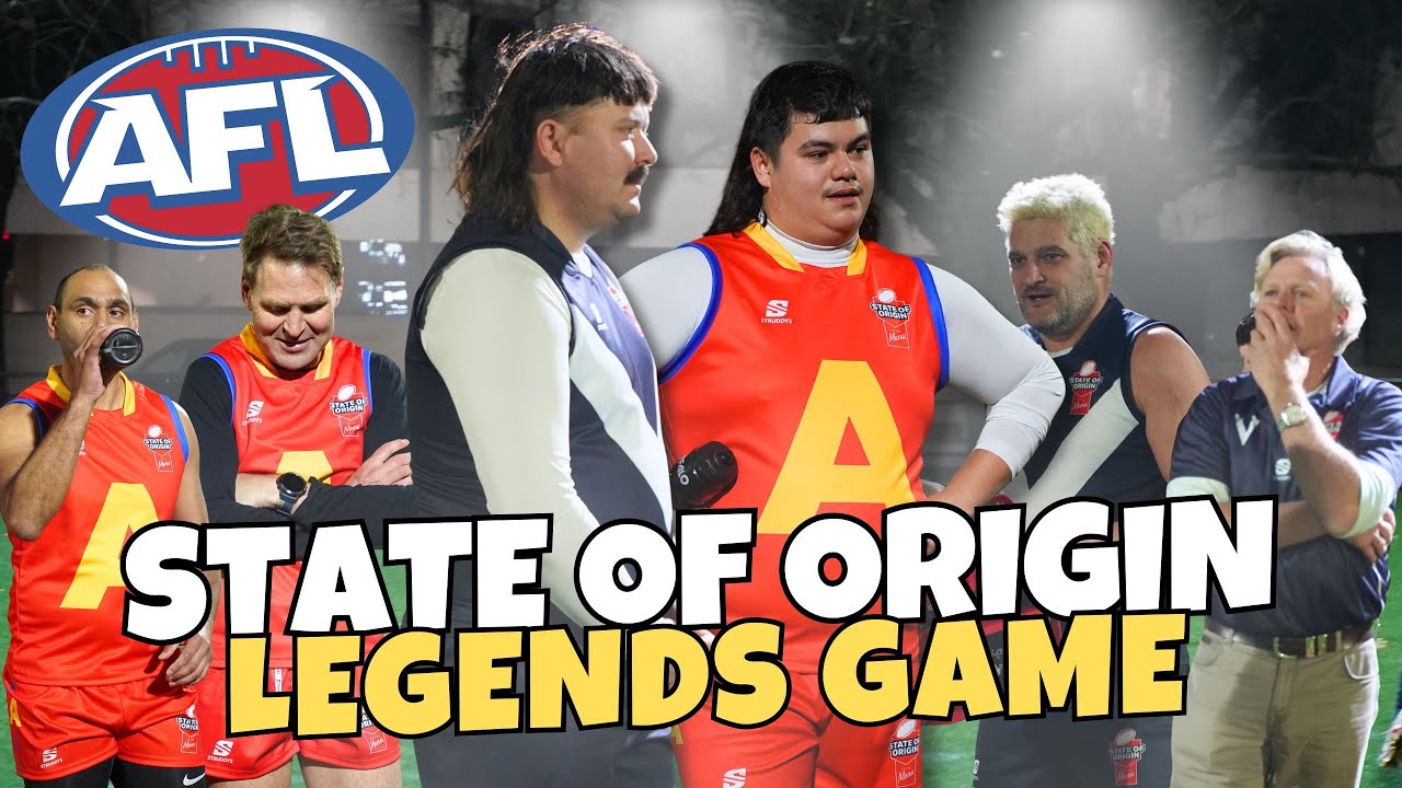 AFL STATE OF ORIGIN LEGENDS GAME - YouTube