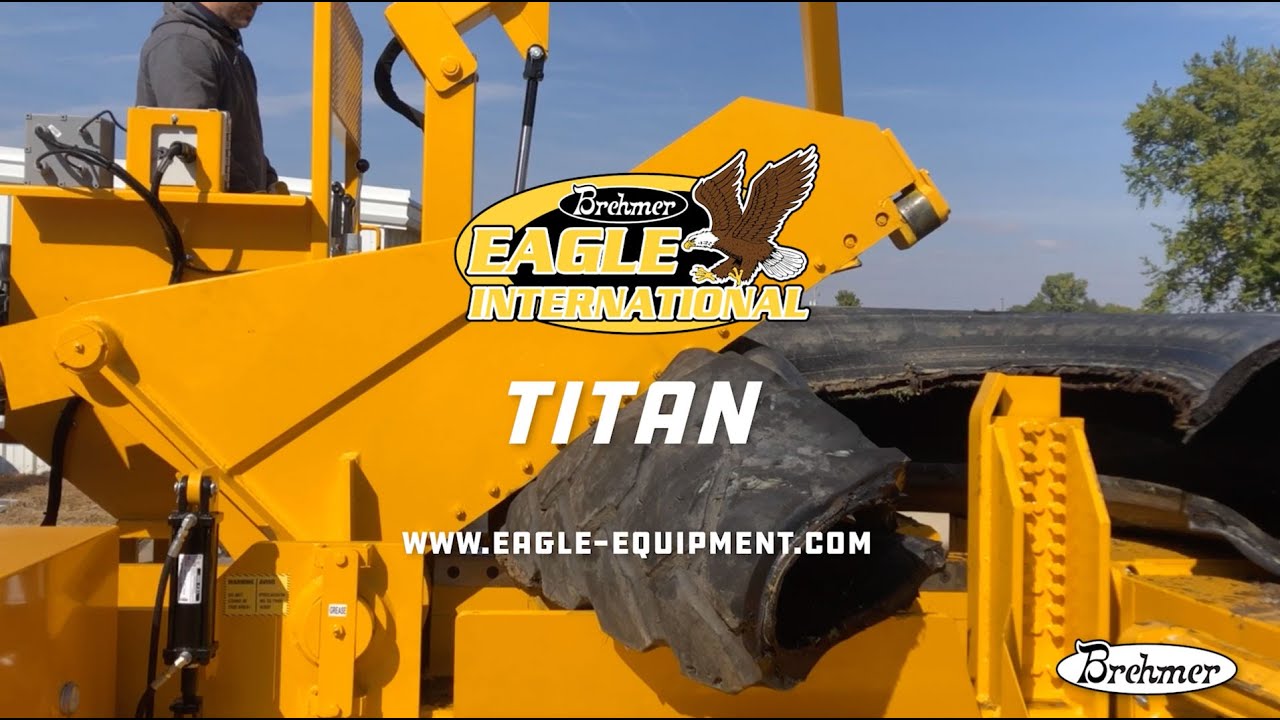Eagle International Titan Tire Shear - YouTube