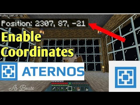 HOW TO SHOW COORDINATES ON Aternos server.🙏 - YouTube