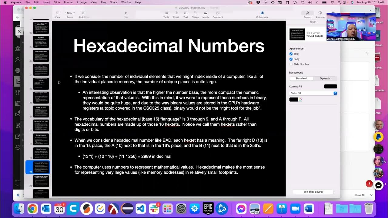 CSC200 8/30/22 Intro to Programming - YouTube