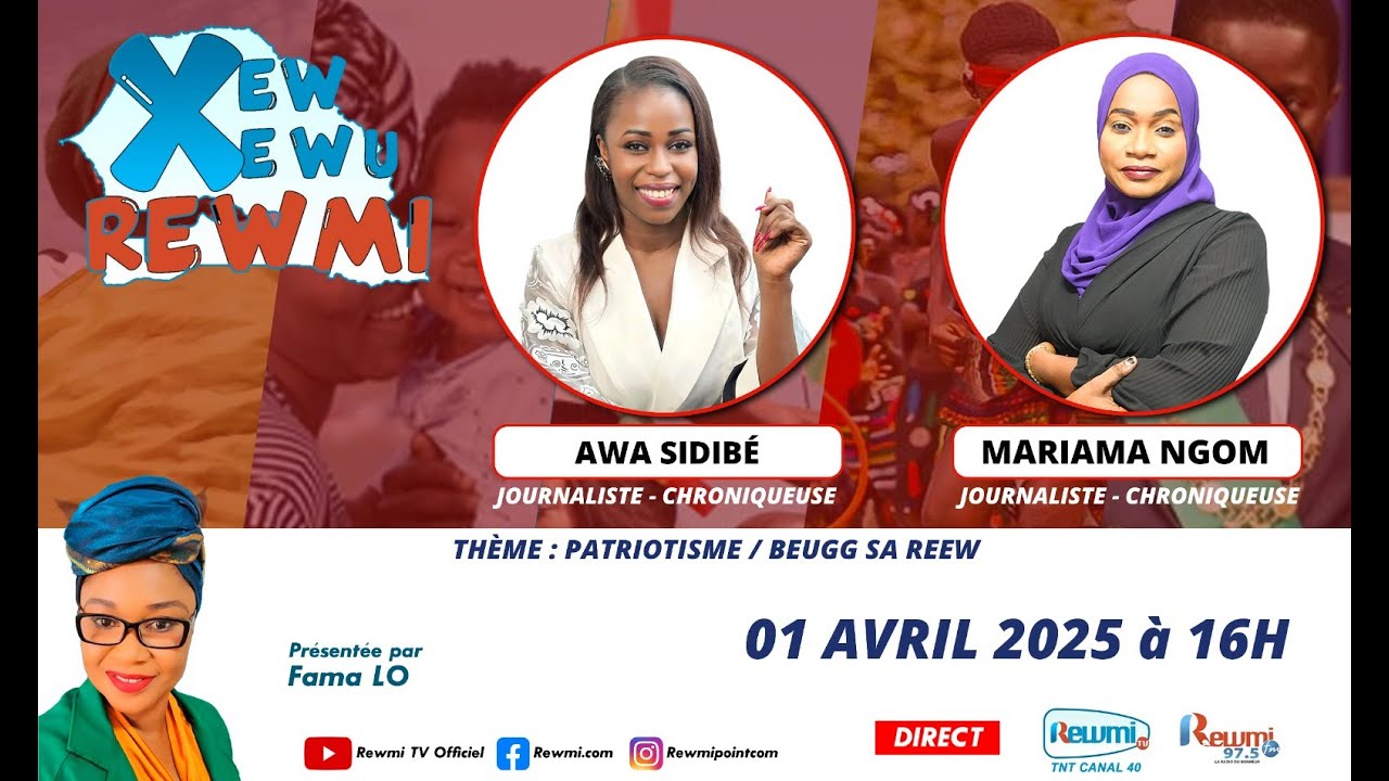 🔴 [EN DIRECT] : "XEW XEWU REWMI" DU 01 AVRIL 2025 - YouTube
