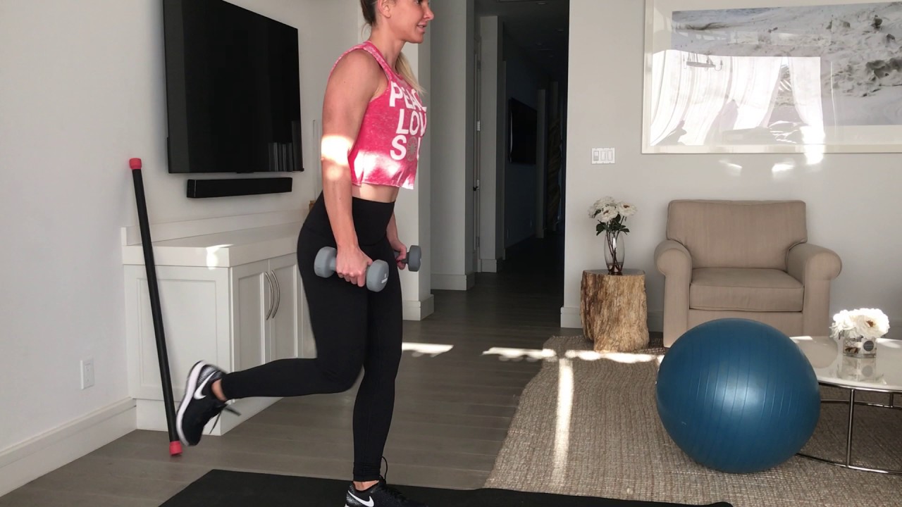 DB Pendulum Lunges - YouTube