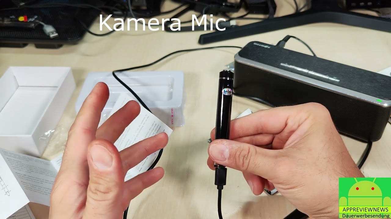 Der Kugelschreiber mit integriertem Mikrofon der gleichzeitig ein ...