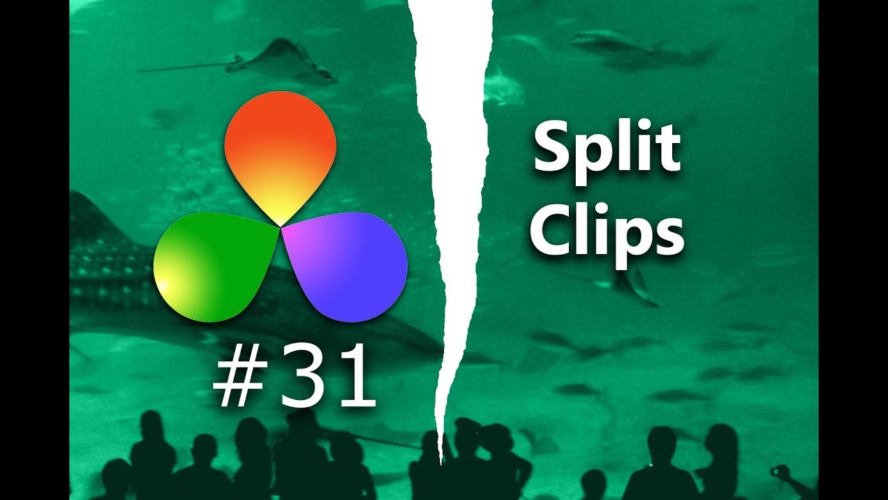 How To Use The Split Clips Tool In DaVinci Resolve 16 - YouTube