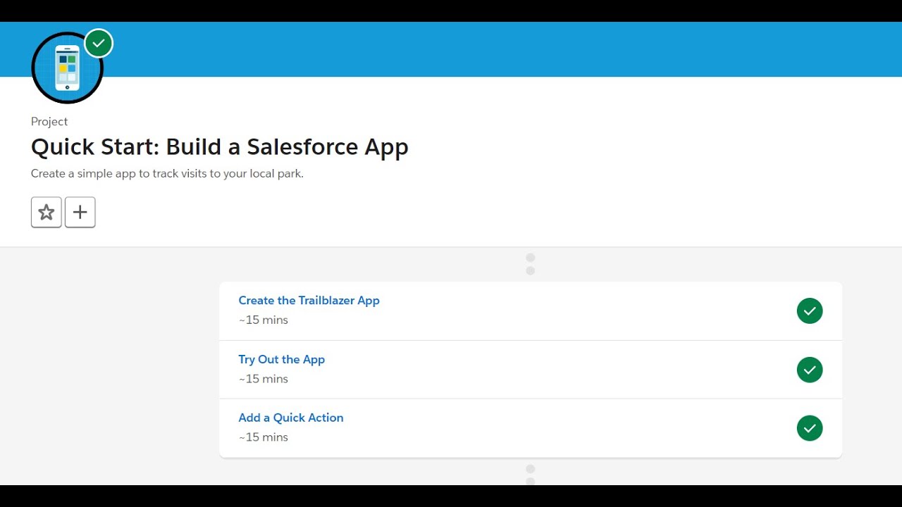 Create the Trailblazer App | Project- Quick Start: Build a Salesforce ...