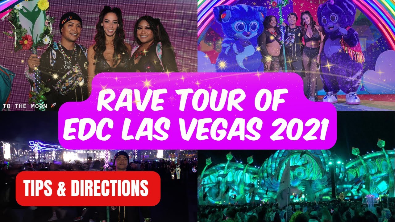 A Rave Tour of EDC Las Vegas 2021 with Tips and Directions - YouTube