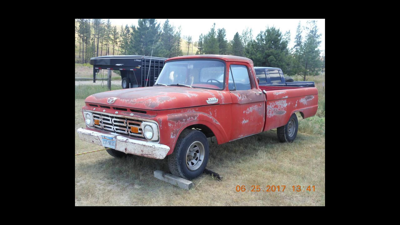 1964 FORD F100 Crown Vic Build Part 2 The donor car is found. - YouTube