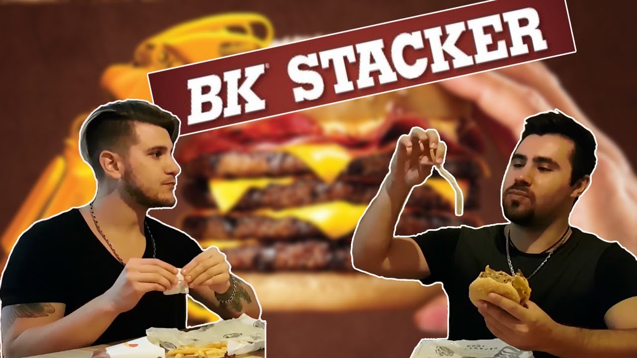 Bajoneando en Burger King una BK Stacker - YouTube