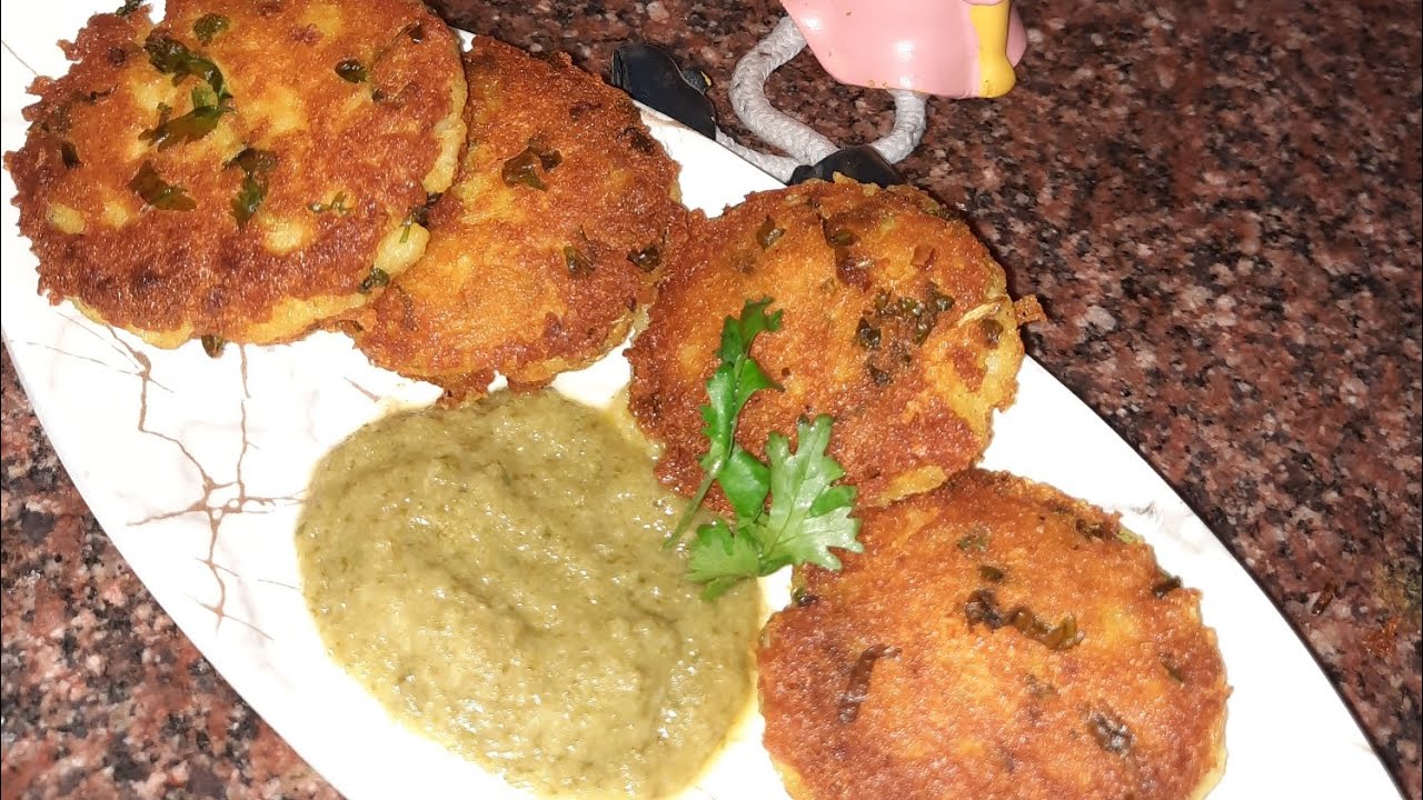 Crispy Aalu Tikki With Raw Mango Chutney Recipe l Aalu Snacks Recipe ll ...