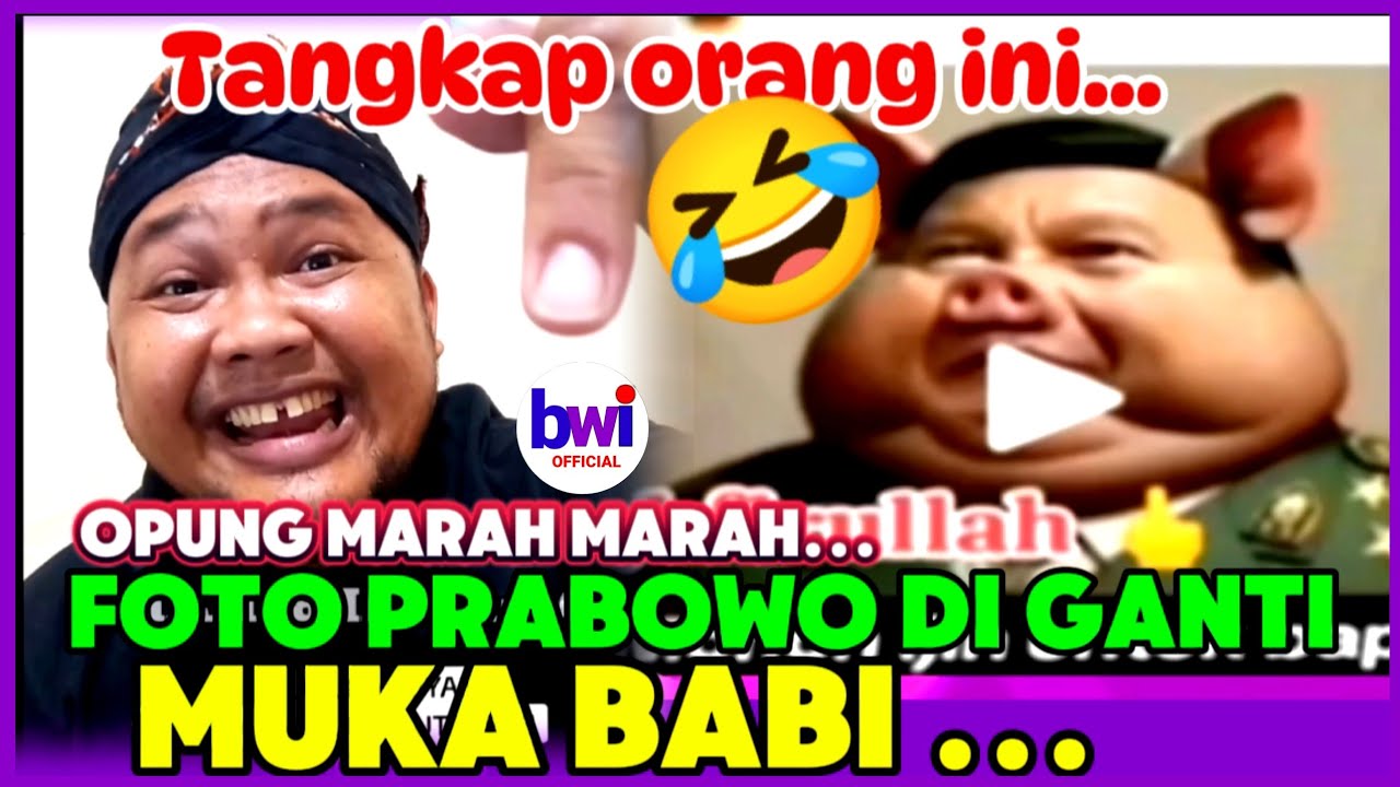 PASTI MARAH.. PENGHINA PRABOWO MUKA BABI‼️OPUNG PARBELLAK MARAH BESAR⁉️ ...