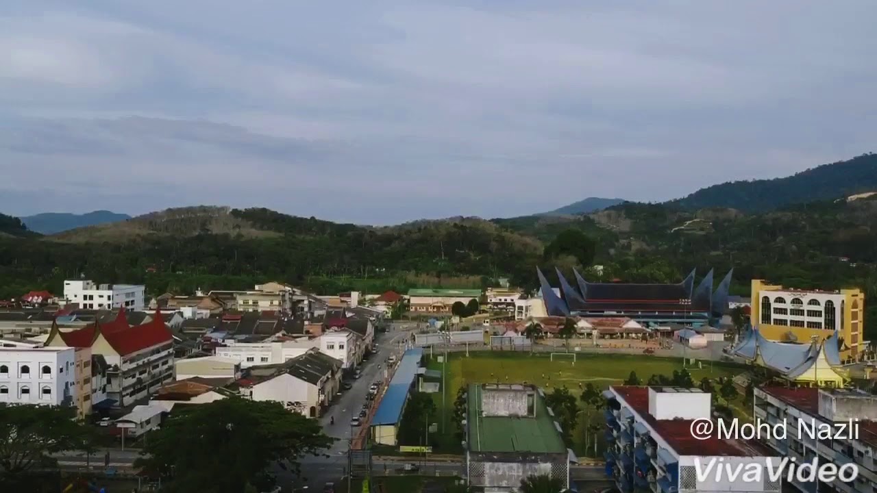 Kuala Klawang view from DJI Drone - YouTube