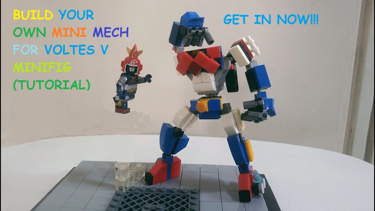 How to Build Voltes V Legacy Mini Mech Ver. 2 (MOC Tutorial) # ...