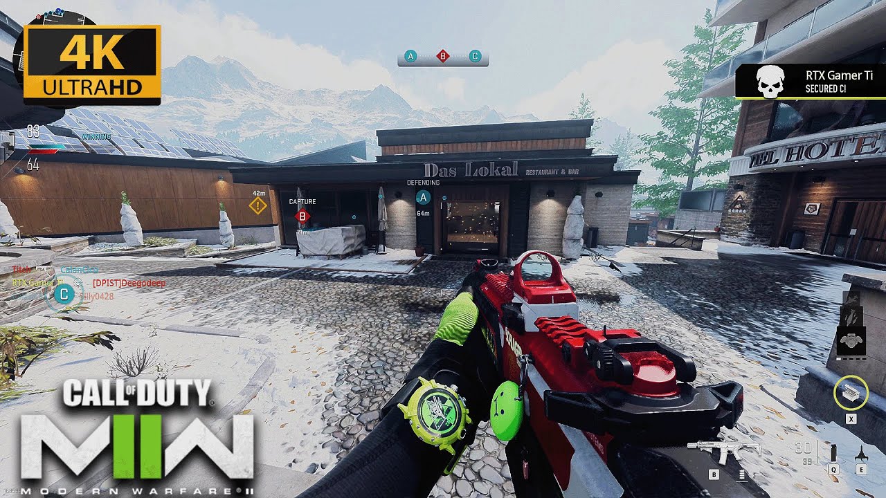 Call of Duty : MW2 DOMINATION NEW MAP GAMEPLAY| RTX 3080 10GB - 4K HDR ...