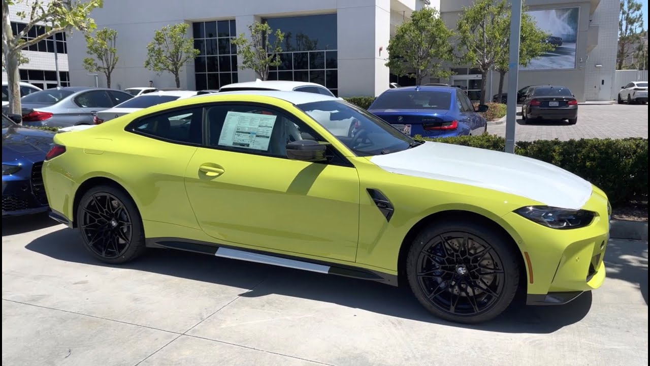 2021 BMW M4 Competition in Sao Paulo Yellow - YouTube