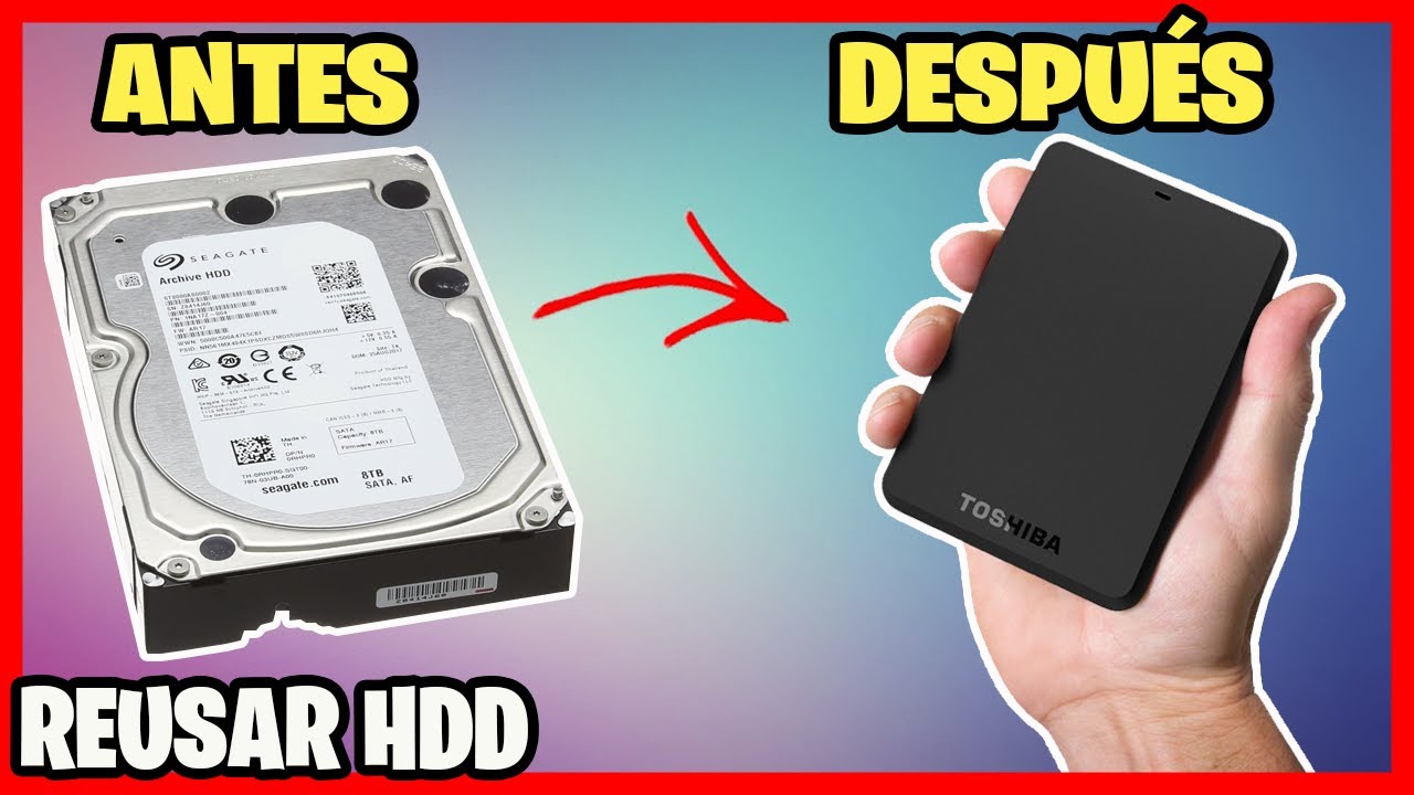 Convertir HDD VIEJA en Disco duro EXTERNO | Fácil y rápido - YouTube