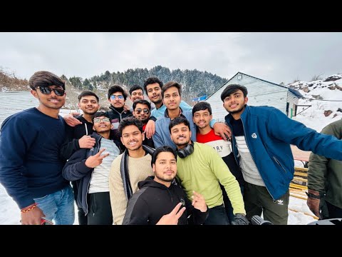 Snowfall | Parashar trek with college friends IIT Mandi guys | Vblog ...