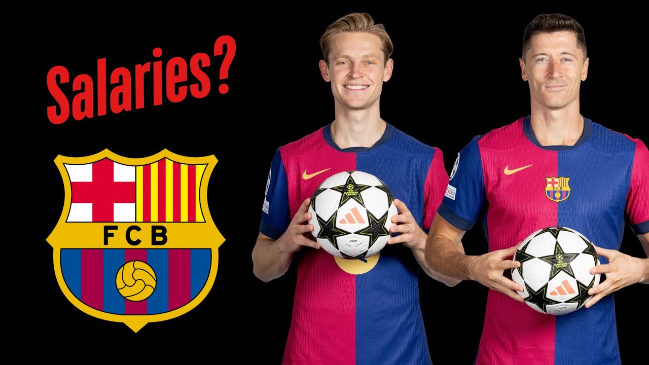 Top 10 Highest Paid FC Barcelona Players Salaries 2025 #ucl #football # ...