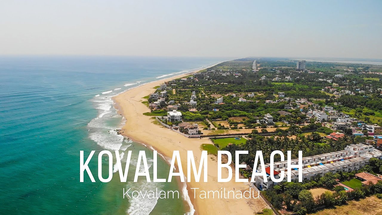 Kovalam Beach | Tamilnadu | Aerial | 4K - YouTube