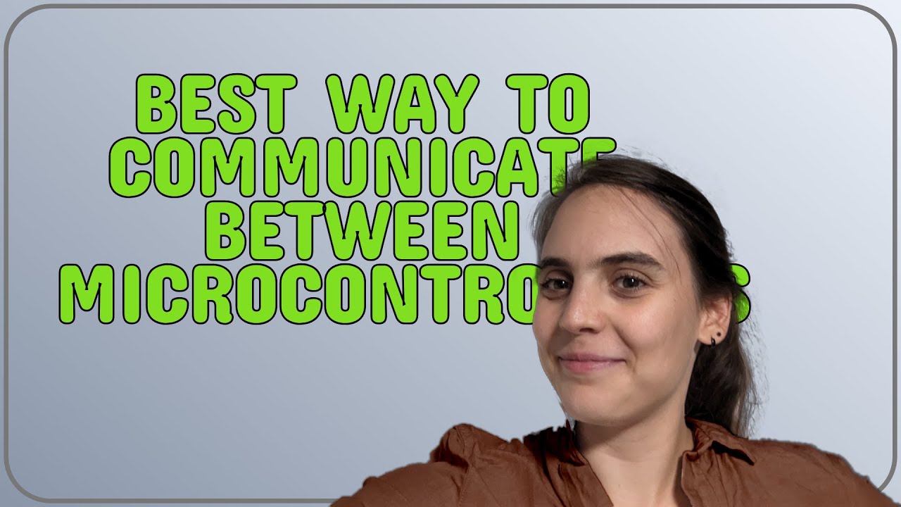 Electronics: Best way to communicate between microcontrollers - YouTube