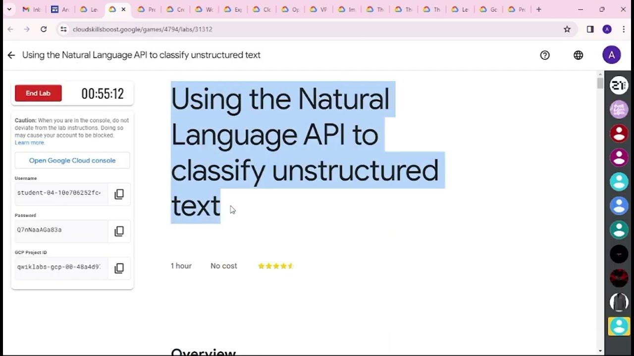 Using the Natural Language API to classify unstructured text || UPDATED LAB Solutions {NEW 2024 ...