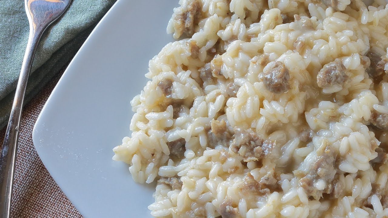 Risotto con la Salsiccia - Facile e Cremoso da preparare - YouTube