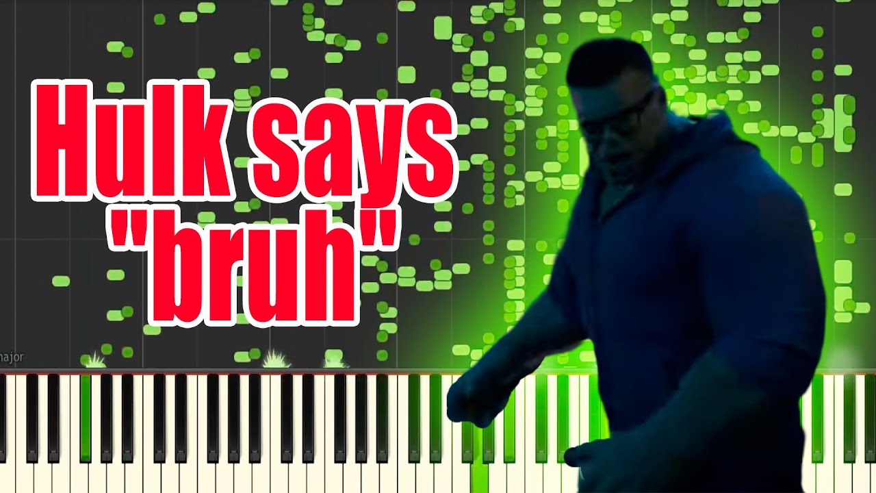 Hulk says "bruh" but it's MIDI (Auditory Illusion) | hulk said bruh ...