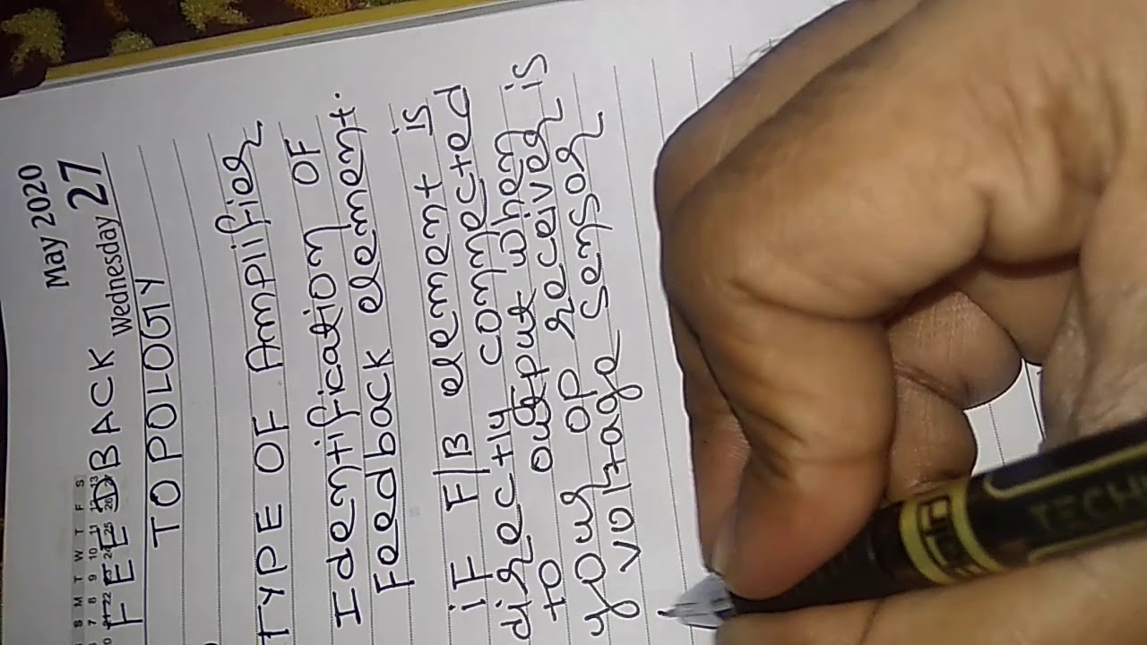 How to identify feedback topologies Full Tricks for GATE . - YouTube