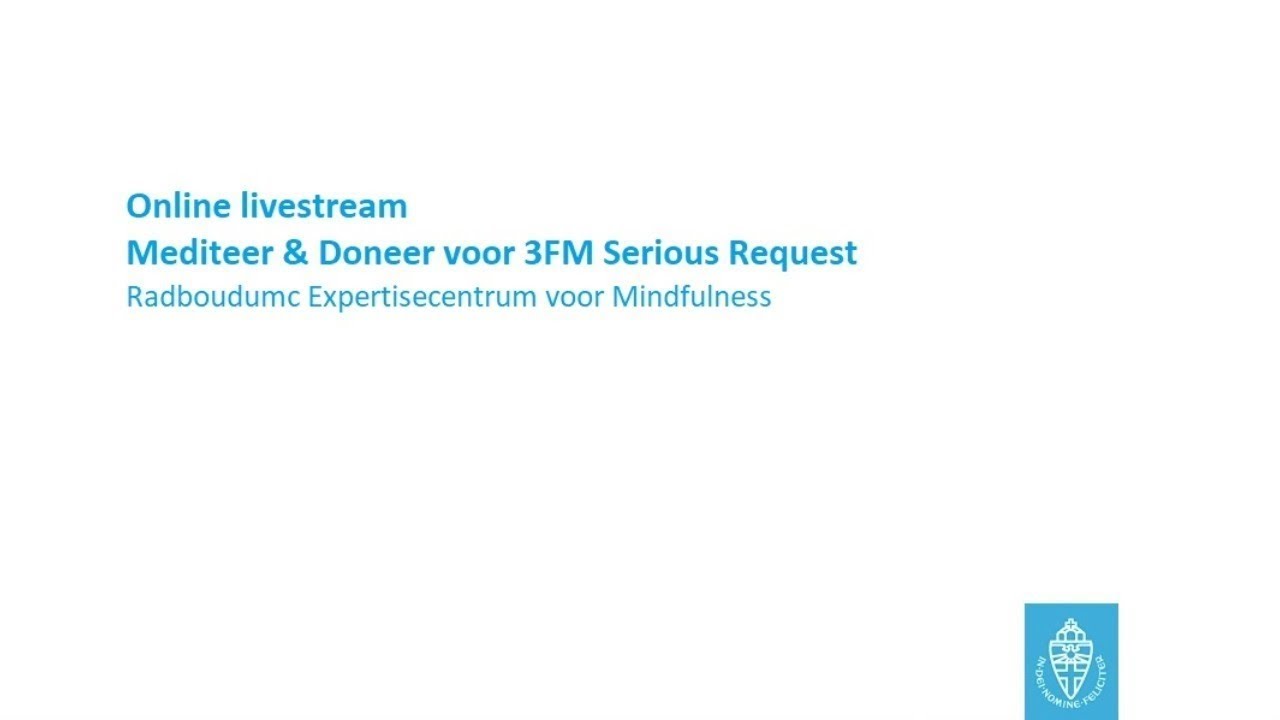 Livestream Mediteer & Doneer | Donderdag 19 december | Bodyscan ...