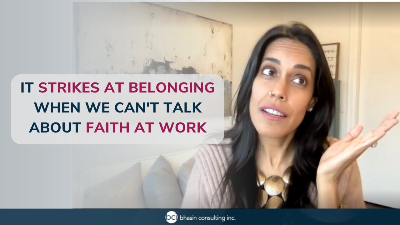 It Strikes at Belonging When We Can’t Talk About Faith at Work - YouTube