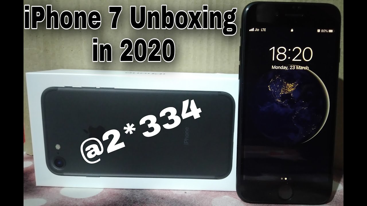 iPhone 7 Unboxing in 2020 - YouTube
