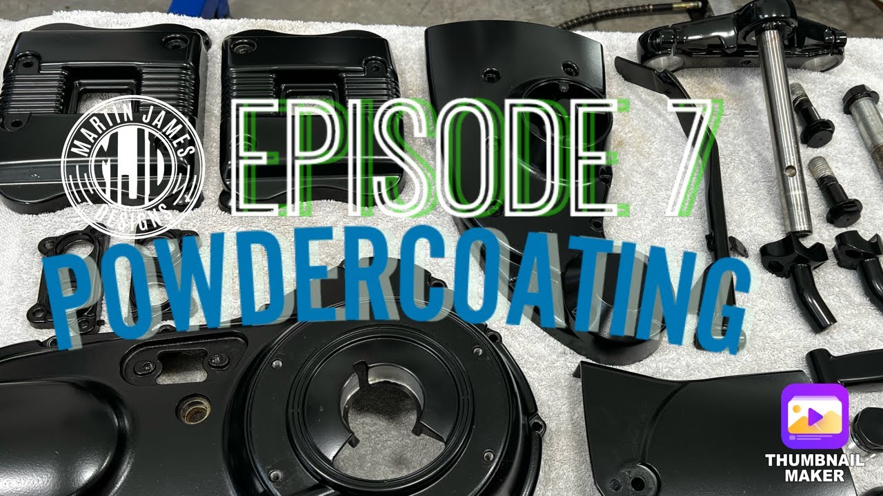 Sporty Bobber Build - EP.7 "Powder Coating" - YouTube