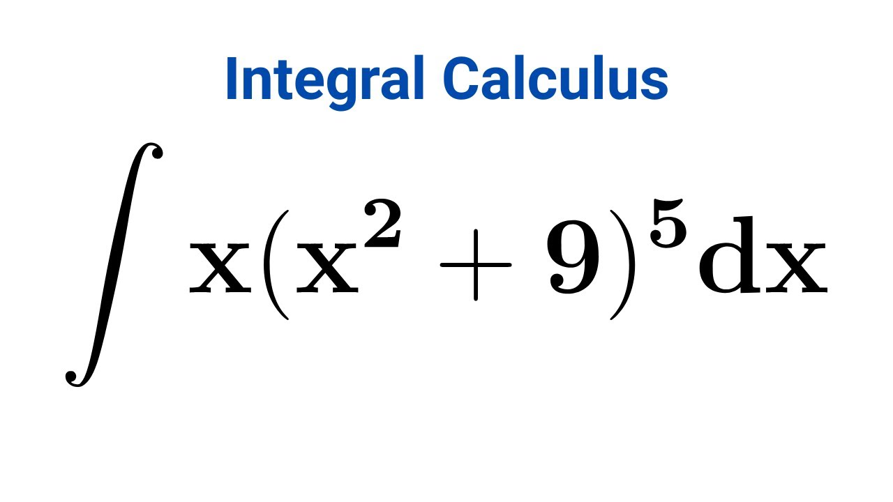 Integration Using Substitution Method | Step-by-Step Explained ...