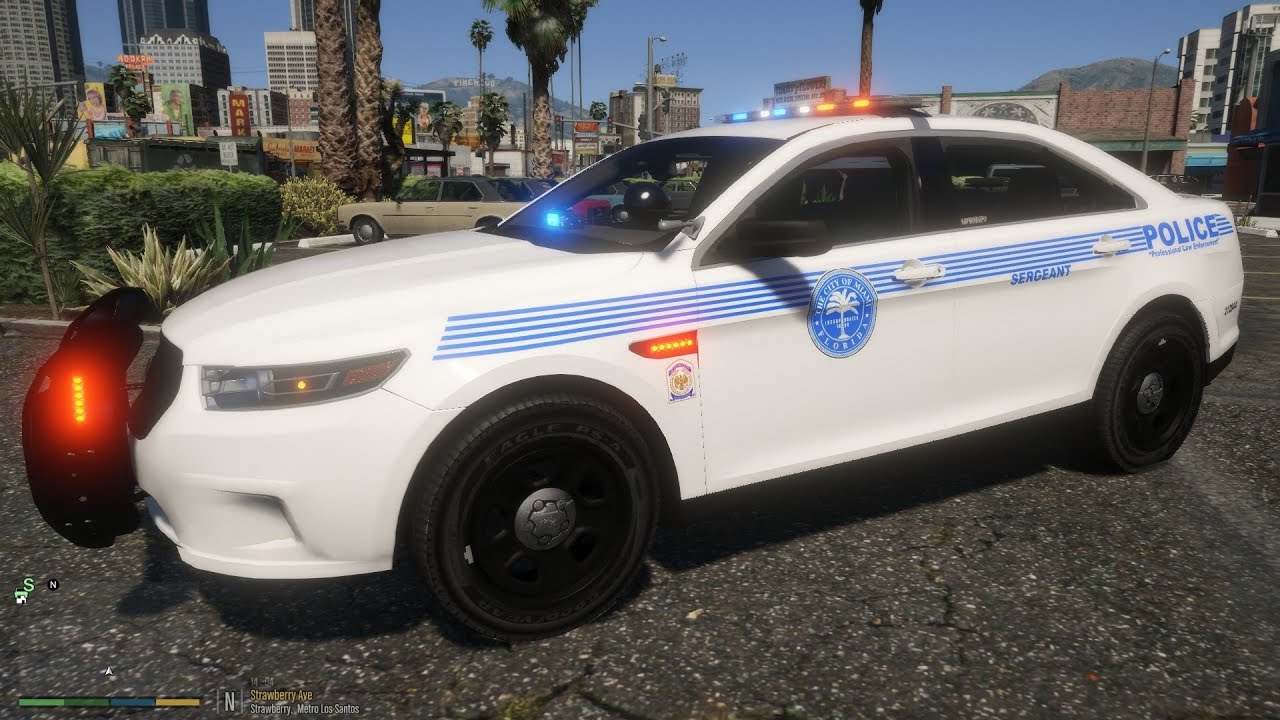 GTA 5 Live PD - City Of Miami Police Department (LSPDFR) - YouTube