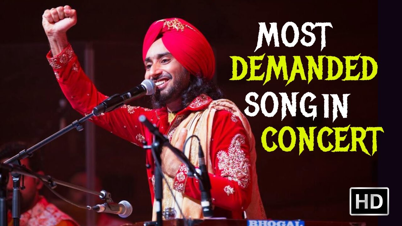 Satinder Sartaj Most Demanding Song In The Concert | Satinder Sartaaj ...