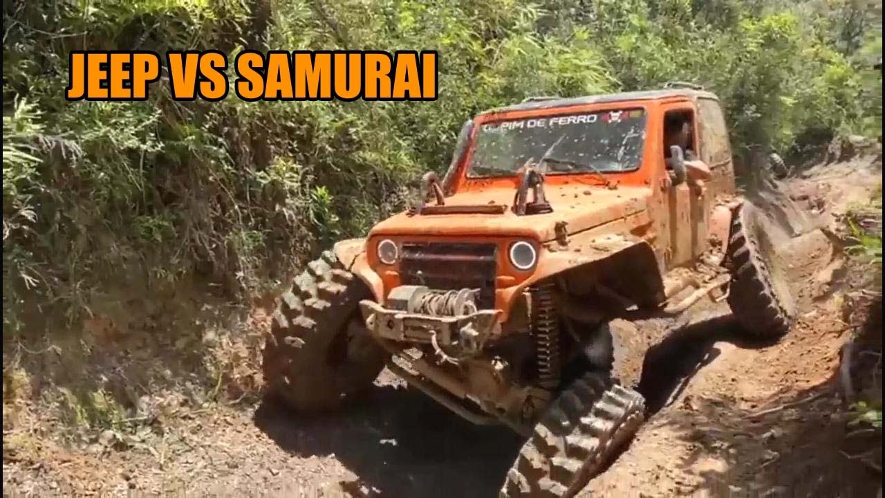 Jeep Wrangler Vs Suzuki Samurai 4x4 OFF ROAD MUD PARTY - YouTube