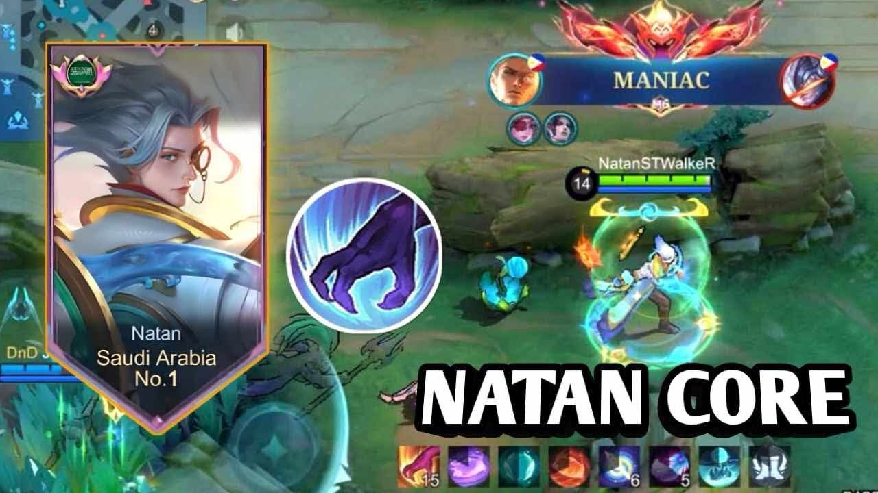 CORE NATAN IN MYTHIC! MANIAC! 23 KILLS! NATAN GAMEPLAY MLBB - YouTube