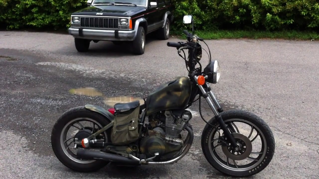 yamaha maxim bobber - YouTube