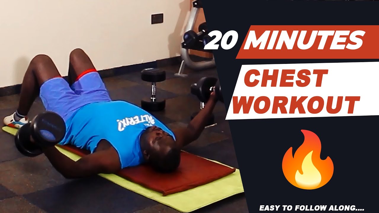 Dumbbell Pecs Pump | Beginner Chest Workout. #chestworkoutroutine, # ...