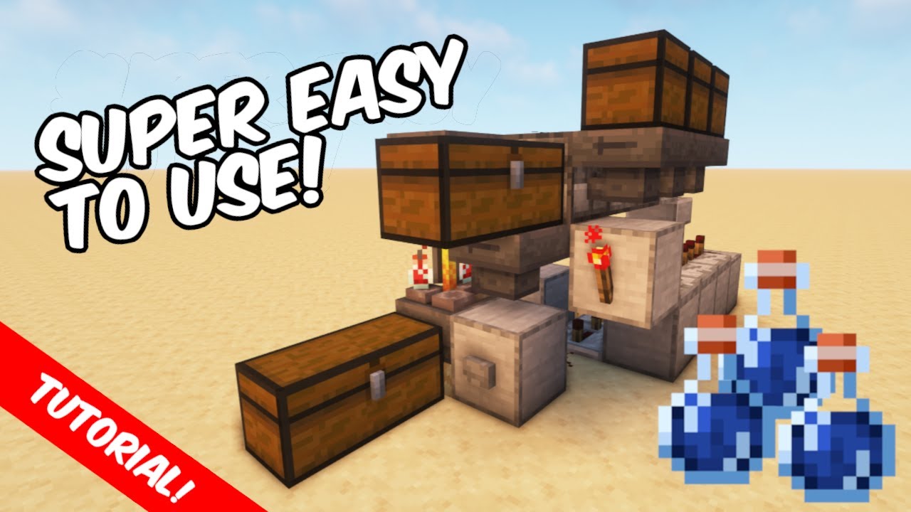 Easy Automatic Potion Brewer [1.18+] - YouTube