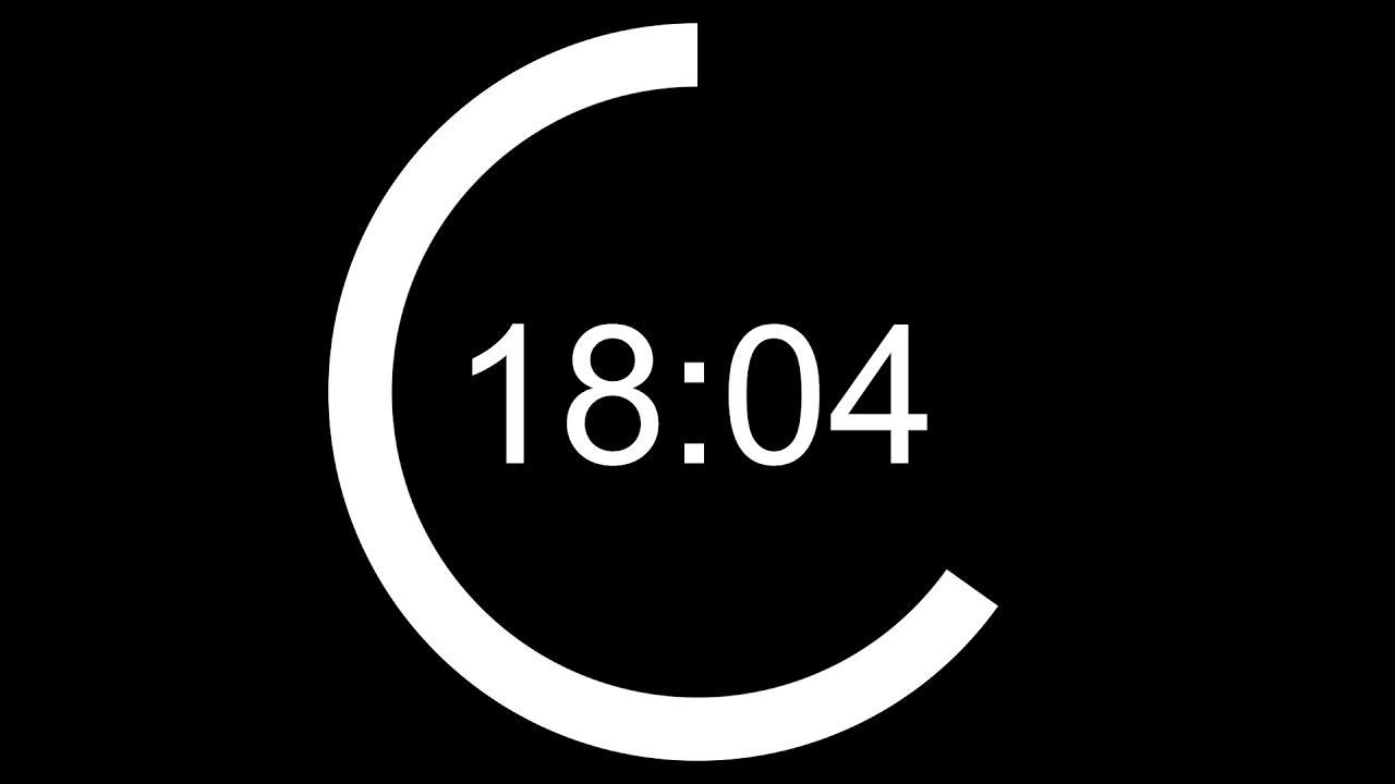 30 minute Animated Silent Timer - Countdown - YouTube