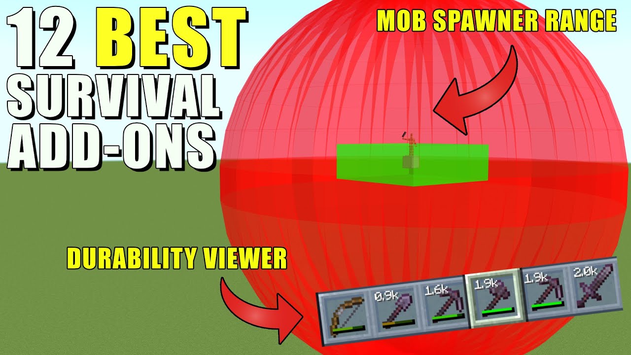 THE BEST MINECRAFT BEDROCK ADD-ONS FOR SURVIVAL (INCLUDING CONSOLES ...