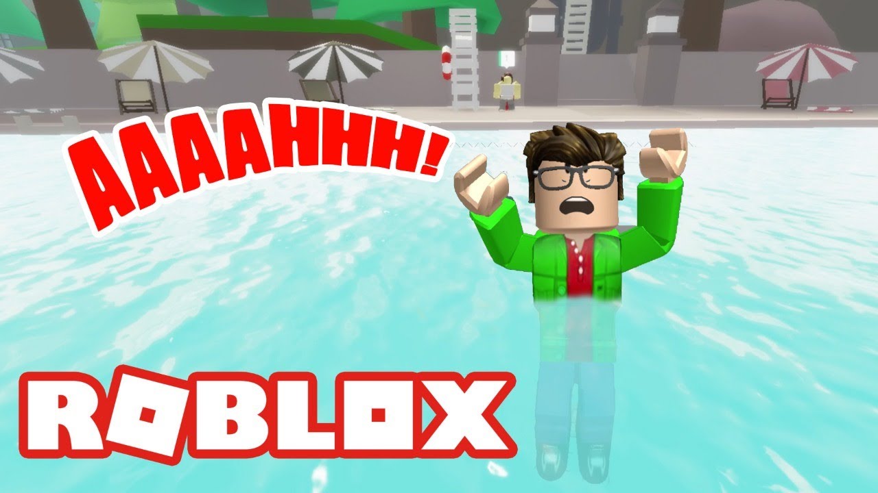 JE ME NOIE DANS LA PISCINE DE ROBLOX... - cetalex - YouTube