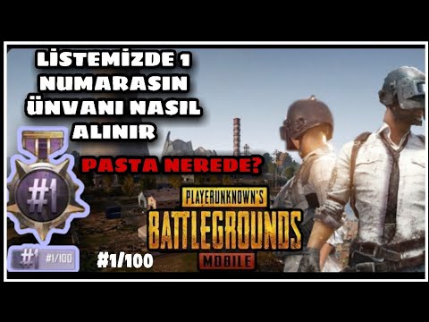#1/100 LİSTEMİZDE BİR NUMARASIN ÜNVANI NASIL ALINIR - PUBG MOBİLE 2020