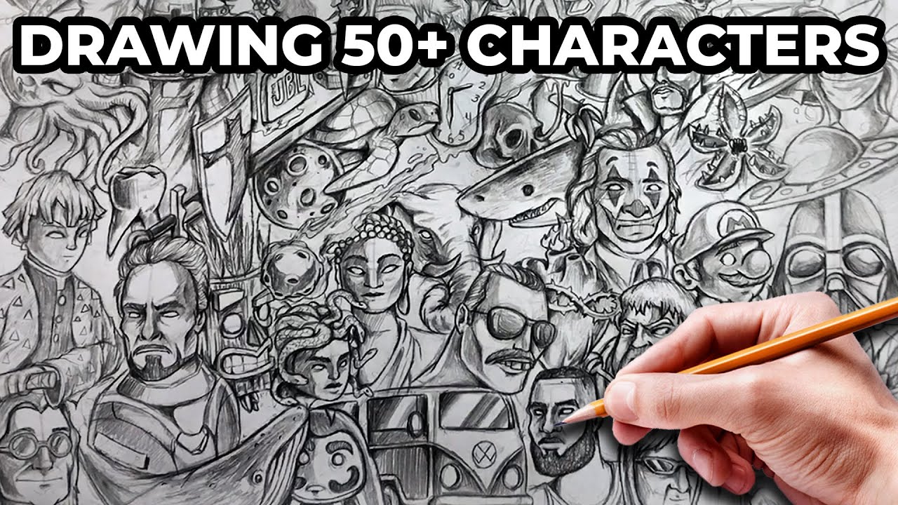 Drawing everything my followers requested me! (What a beautiful ...