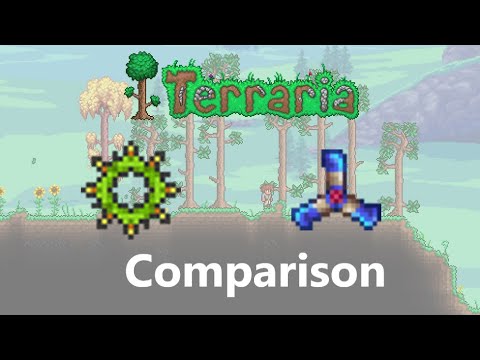 Terraria Comparisons: Thorn Chakram vs Trimarang - YouTube