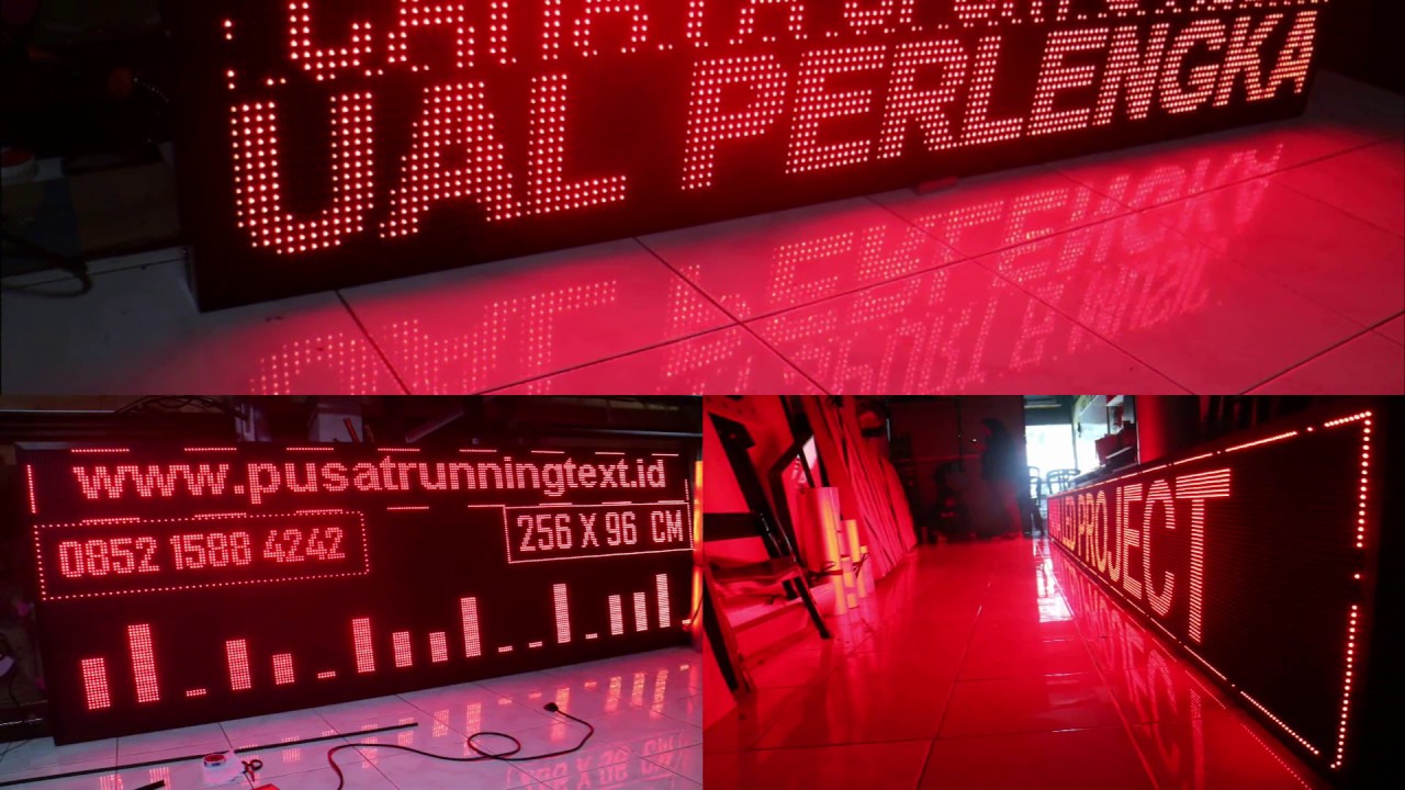 Jual Running Text Jakarta | 0857 2524 1313 - YouTube