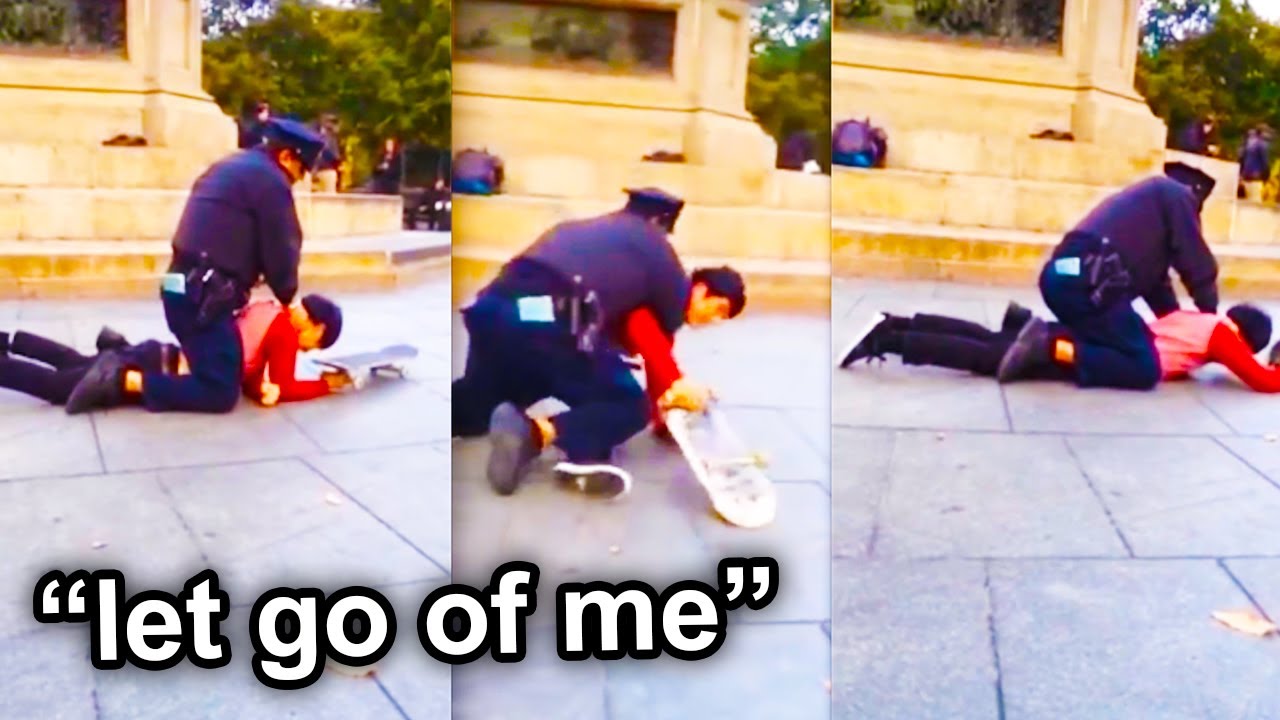SKATERS VS MALL COP - YouTube