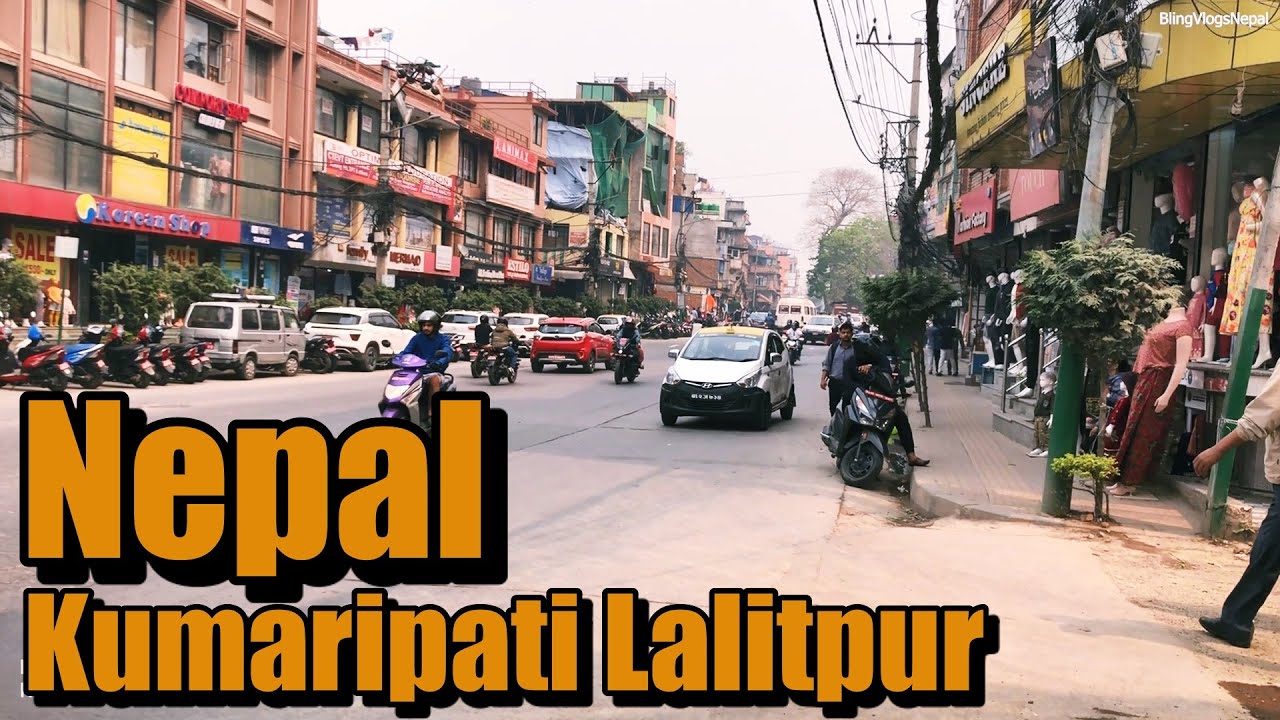 Kumaripati street shops Lalitpur Patan Nepal popular shopping market ...